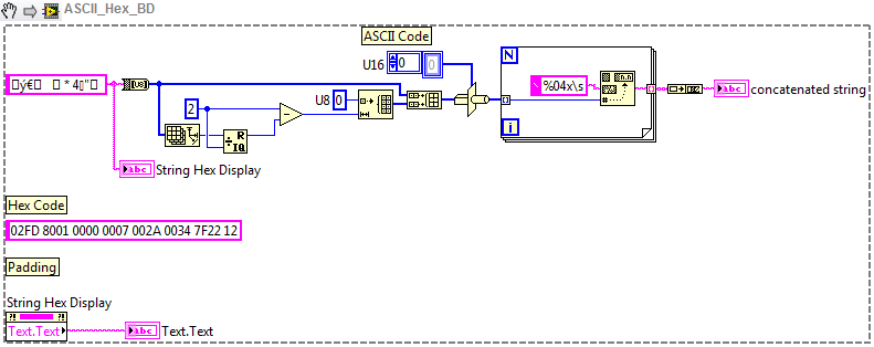 How To Convert ASCII Code To Hex Programtically User Interface LAVA